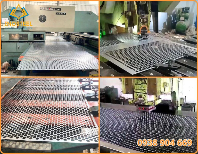 Tấm Inox Đục Lỗ 1mm, 2mm, 3mm, 4mm, 5mm, 6mm, 8mm, 10mm | inosteel